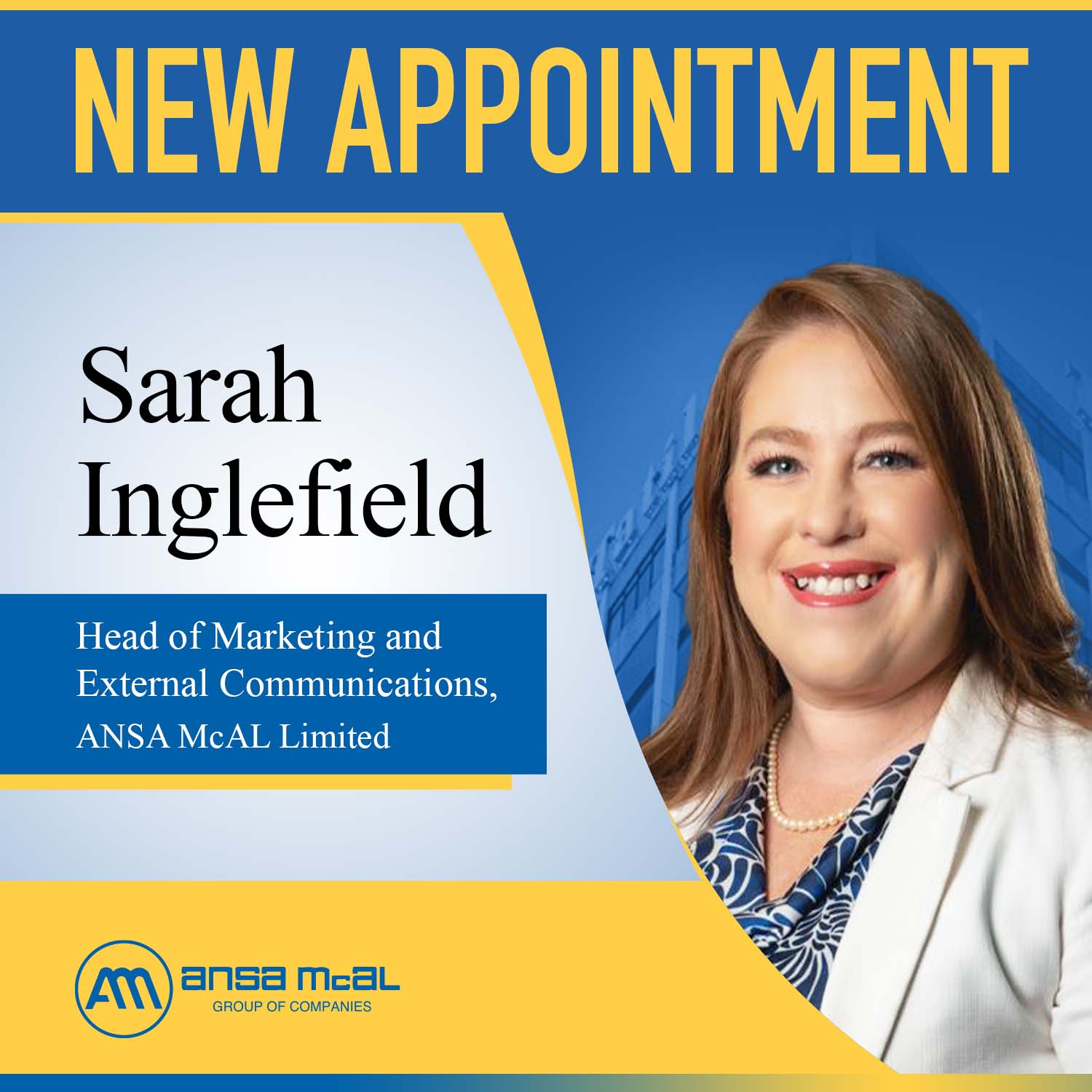 Executive Changes at Head Office - ANSA McAL